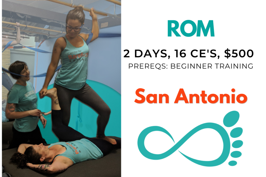 Range of Motion (ROM) Archives - Center for Barefoot Massage training ...